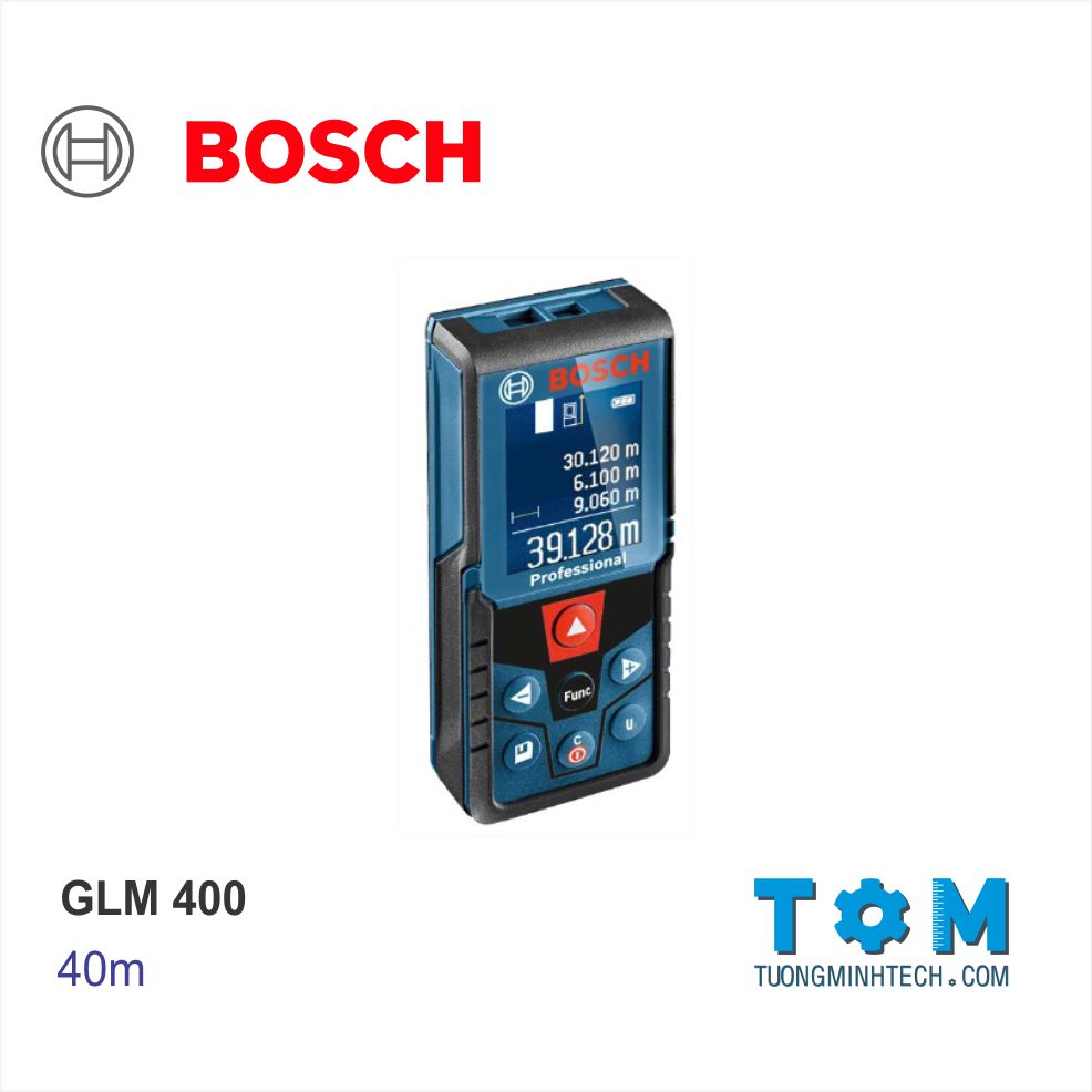 Thước đo laser Bosch GLM400, Máy đo khoảng cách laser Bosch GLM400 40m